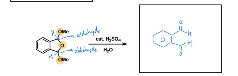 Solved номе Aldehyde O Cat H2so4 Aldehyde H₂o H Ome КО