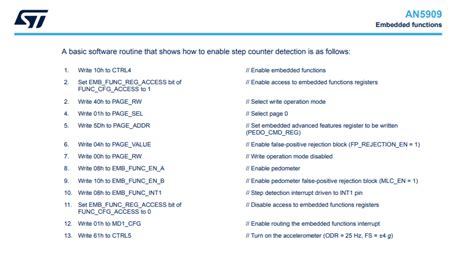 Lis2dux12 Interrupt Used For Stepcounter Stmicroelectronics Community