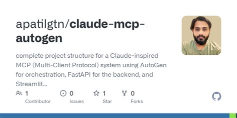 Github Apatilgtnclaude Mcp Autogen Complete Project Structure For A