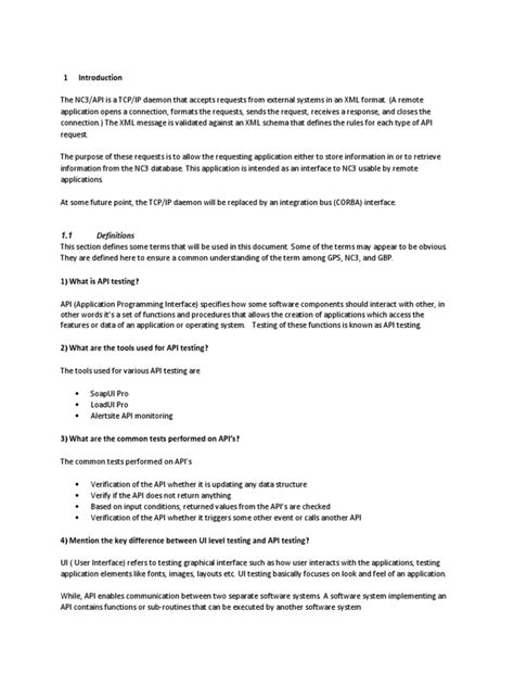Api Testing Pdf Web Service Representational State Transfer