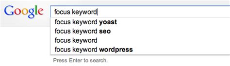 The Perfect Focus Keyword For Your Post Or Page
