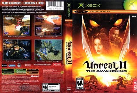 Unreal 2 The Awakening Ntsc Xbox Full Xbox Covers Cover Century