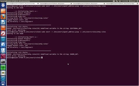 How To Fix This Bug In Snort Ids Configuration Researchgate