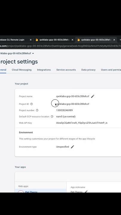 Task 7 Build A Serverless Web App With Firebase Qwiklabs