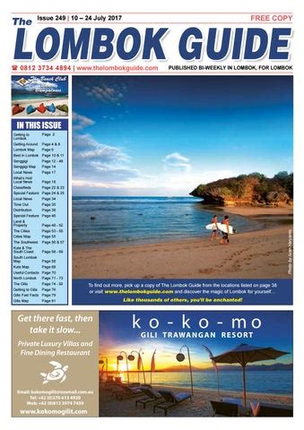 The Lombok Guide Issue 249 By The Lombok Guide Issuu