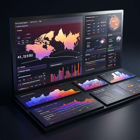 Premium Ai Image Web Dashboard Analytics And Reporting Data Analysis And Visualization Modu