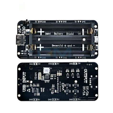 5v 22a Dual 18650 Battery Shield Arduino Esp32 Esp8266