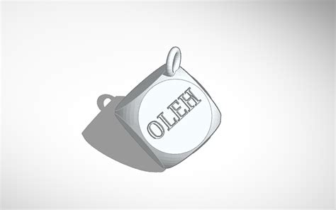 3d Design Olehkeychain Tinkercad