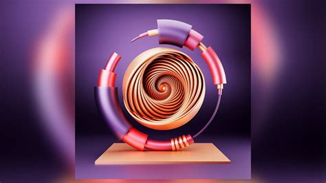 Bender Abstract Design Tutorial Blender 2 8 Youtube