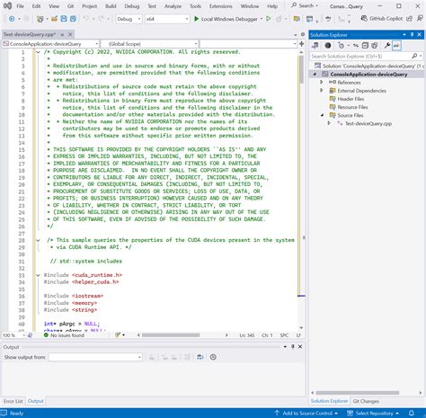 Checking CUDA Installation In MS Visual Studio 2022