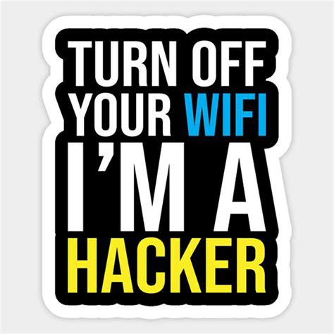 Hacker Sticker Stickers For Laptop 3 X 2 Inches Aesthetic Art