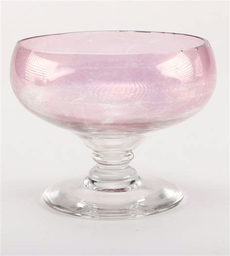 Assortment Of Pink And Ruby Tinted Glassware Ebth