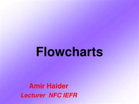 PPT Flowcharts PowerPoint Presentation Free Download ID