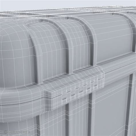 Military Case Armor D Model TurboSquid