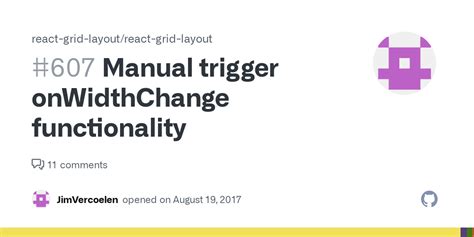 Manual Trigger OnWidthChange Functionality Issue React Grid Layout React Grid Layout
