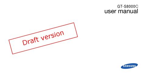 SAMSUNG GT S C USER MANUAL Pdf Download ManualsLib