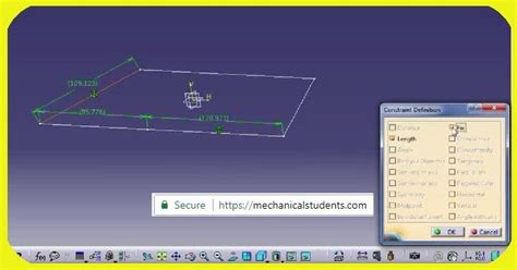 How To Use AUTO Constraint In CATIA V CATIA Tutorials