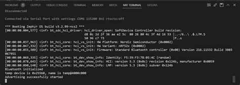 programming nrf52832 d internal temperature sensor nordic qanda