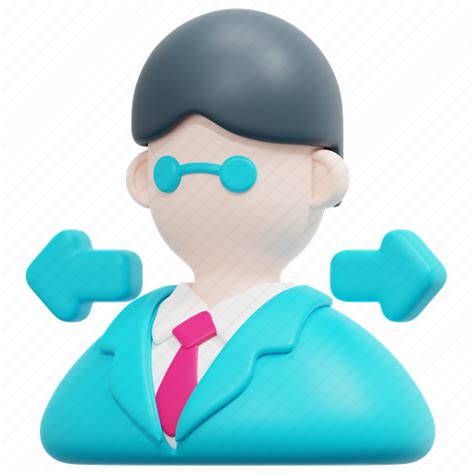 Decision Making Agile Avatar Man Arrows Manager Icon Download