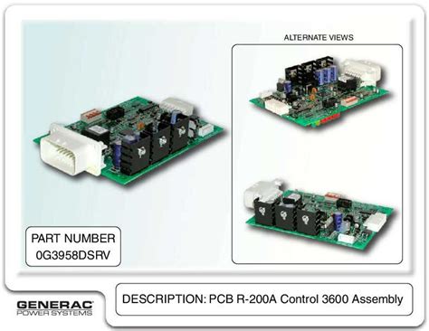 Generac 0g3958dsrv 3600 Rpm Controller Generator Magic Generac 0g3958dsrv 3600 Rpm Controller Generator Magic