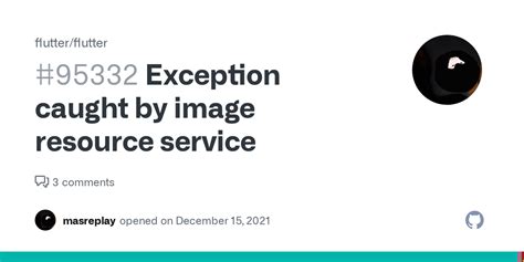 Exception Caught By Image Resource Service Issue Flutter Flutter GitHub