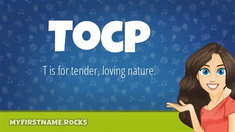 Tocp First Name Personality And Popularity