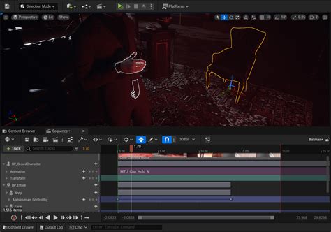 issues with outline around hands in render r unrealengine5