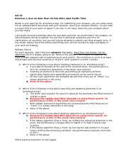 HomeworkExercise UnsortedArrays Docx CIS Exercise Due No Later Than Feb Pm