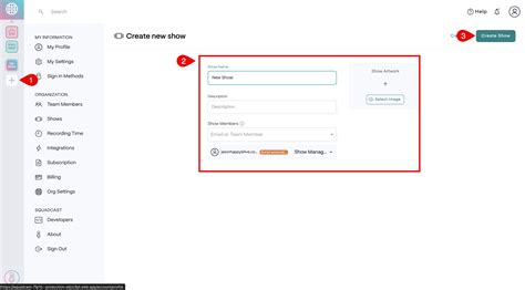 Create Edit And Delete Shows Descript Help