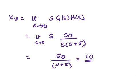 Exampless On Steady State Error And Error Constants Ppt