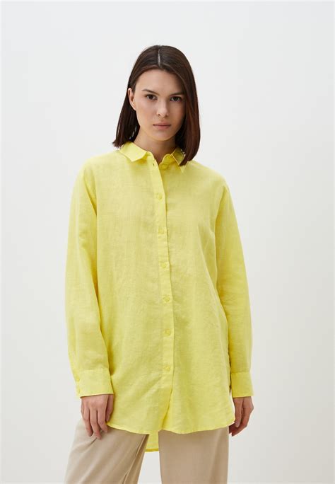 Рубашка Esprit Lamoda Exclusive, цвет: желтый, MP002XW0GFAT — купить в ...