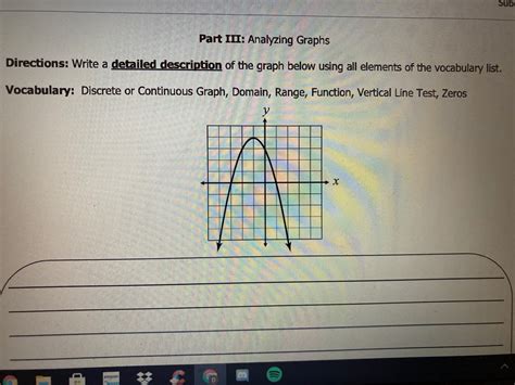 Answered Part Iii Analyzing Graphs Directions Bartleby