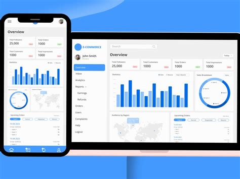Design Your Dashboard Design UI UX For Mobile And Web Upwork