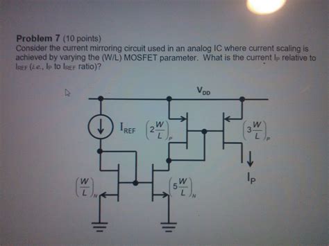 Solved Consider The Current Mirroring Circuit Used In An