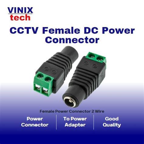 Dc Female Connector For Cctv Connector 12v Cc Power Lazada Ph