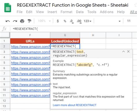 How To Use REGEXEXTRACT Function In Google Sheets