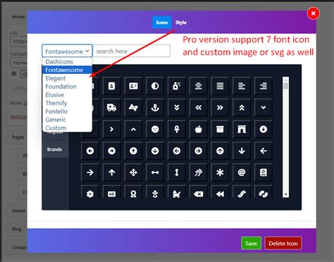Easy Menu Icons Wordpress Menu Icon Plugin Wordpress Plugin