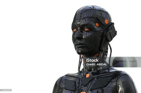 로봇 안 드 로이드 사이보그 여자 휴머노이드절연 3차원 형태에 대한 스톡 사진 및 기타 이미지 3차원 형태 가상현실 강철 Istock
