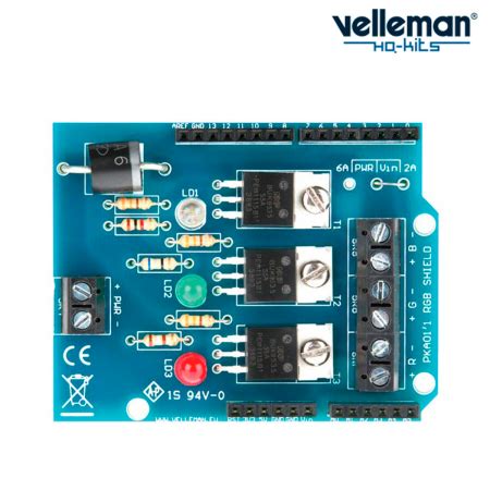 Modulo Arduino RGB Shield Arduino Raspberry Pi Kit Electronicos Arduino Modulos