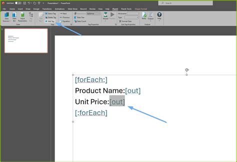 Creating A Template In Powerpoint With Json Data Fluent Docs