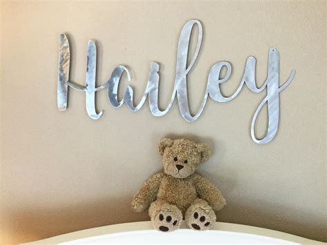 Cursive Name Nursery Name Sign Girl Nursery Baby Name