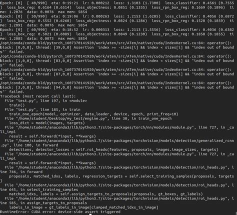 RuntimeError CUDA Error Device Side Assert Triggered Issue Pytorch Pytorch GitHub