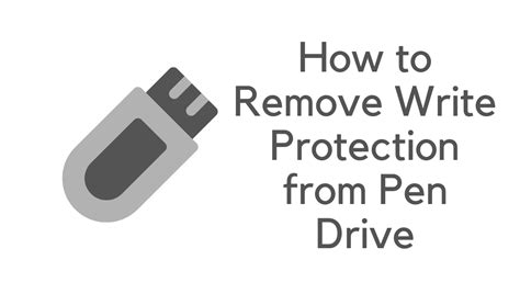 How To Remove Write Protection From Pen Drive Made Stuff Easy