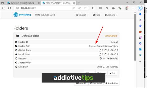 How To Host A Syncthing Server On Windows Server Addictive Tips Guide