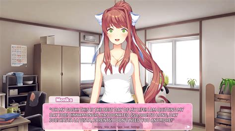 Sayori Donates To Monikas Live Stream But Theres A Twist Rddlc