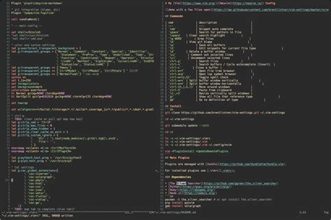 Github Brentlintnervim Settings My Neovim Config—supports Rich