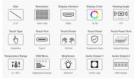 Buy 21 5inch Capacitive Touch Display 10801920 Full HD Optical