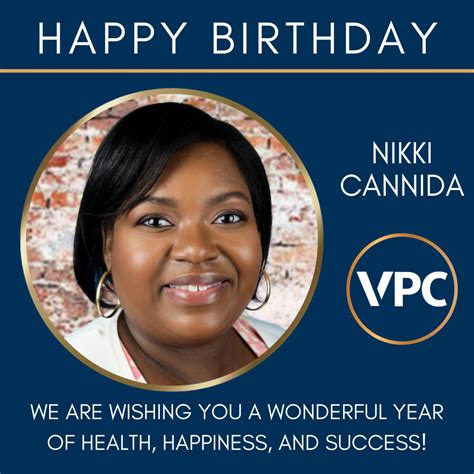 🥳happy Birthday Nikki Cannida Village Premier Collection Facebook