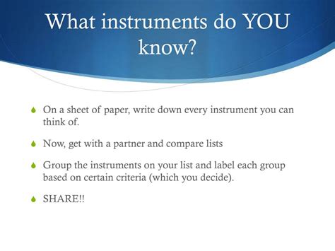 Ppt Instrument Families And Classifications Overview Powerpoint Ppt Instrument Families And Classifications Overview Powerpoint