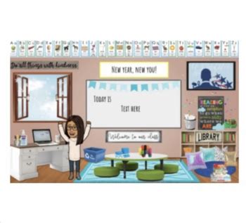 Winter Months Bitmoji Classroom Bundle By The Virtually Creative Teacher